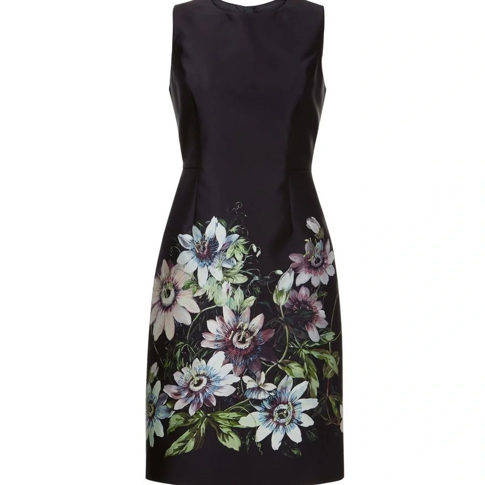 hobbs | Dresses | Hobbs Floral Black Dress And Jacket | Poshmark